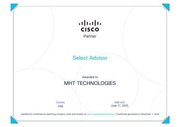 Cisco Select Advisor | MHT Technologies